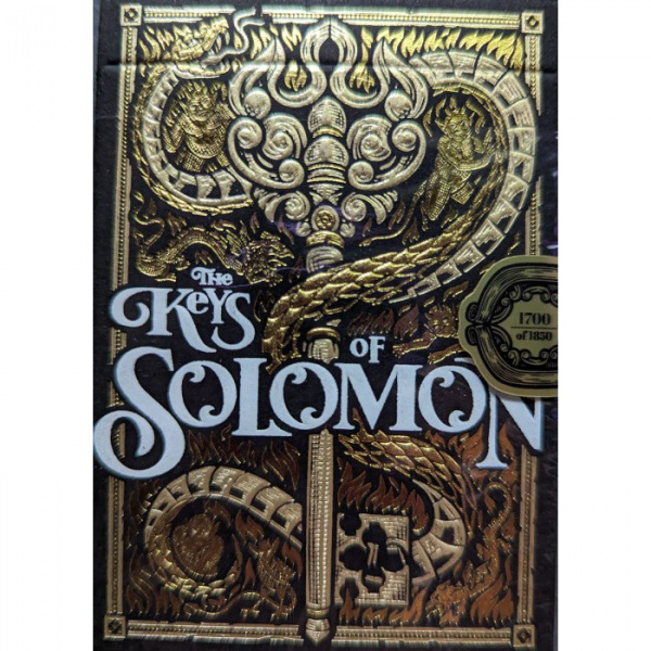 Игральные карты THE KEYS OF SOLOMON: GOLDEN GRIMOIRE - купить с ...