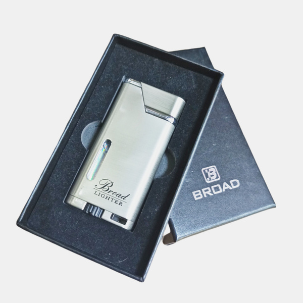 Зажигалка газовая подарочная BROAD/турбо зажигалка /подарок мужчине ...