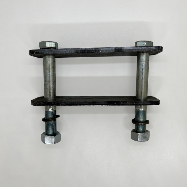 Серьга рессоры Газель 3302 пластина 6мм (2 болта+2 щеки) - купить по ...