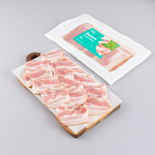 Бекон сырокопченый Ozon fresh, нарезка, 200 г - купить с доставкой по ...