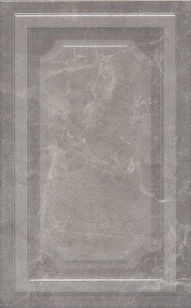 KERAMA MARAZZI 6354 Гран Пале Настенная плитка серая панель 25х40х9,5 ...