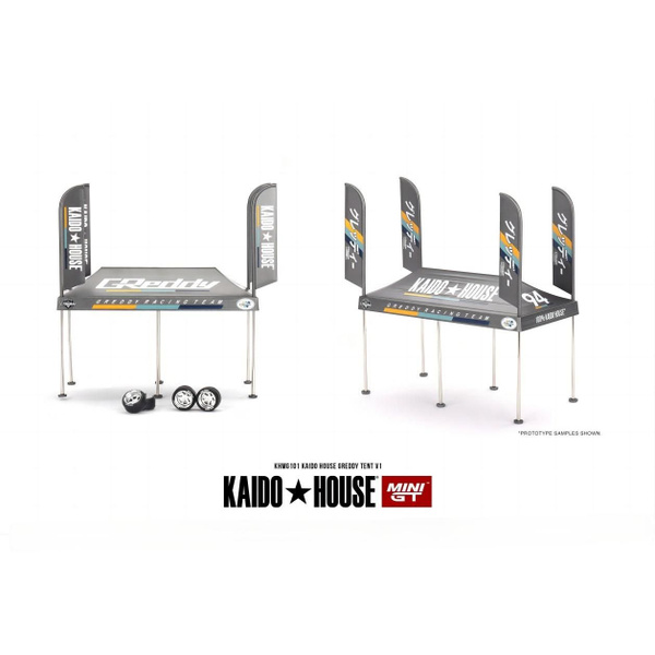 Машинка KAIDO HOUSE Mini Gt 1/64 KHMG101 KAIDO HOUSE GREDDY TENT V1 Die ...