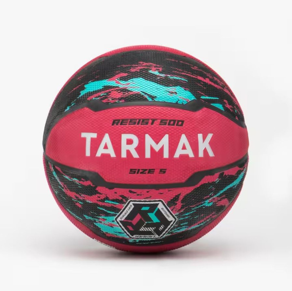 Мяч баскетбольный DECATHLON TARMAK R500, 5 размер, розовый купить c ...