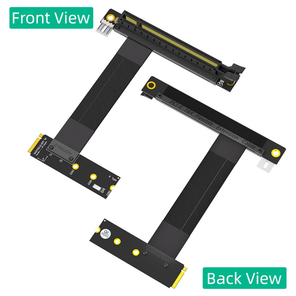 M.2 NGFF Key M to PCI-e 16x Видеокарта Riser Ада купить на OZON по низкой цене (1957552976)