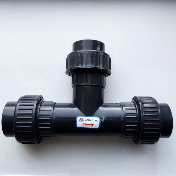 Эжектор DN40 PVC(поливинилхдорид) с соединением "под вклейку" - купить ...