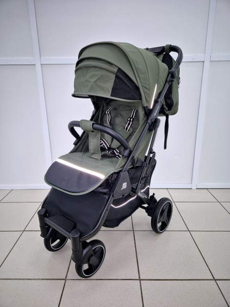 Коляска прогулочная Babalo/Baballo future 2024 цвет армейский на черной ...