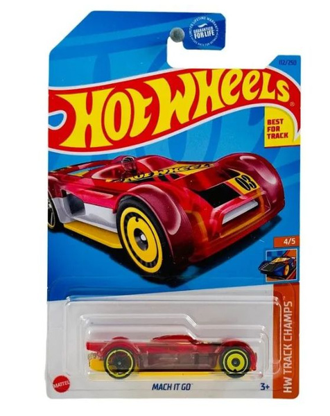 Hot Wheels Машинка базовой коллекции MACH IT GO красная 5785/HKK40 ...