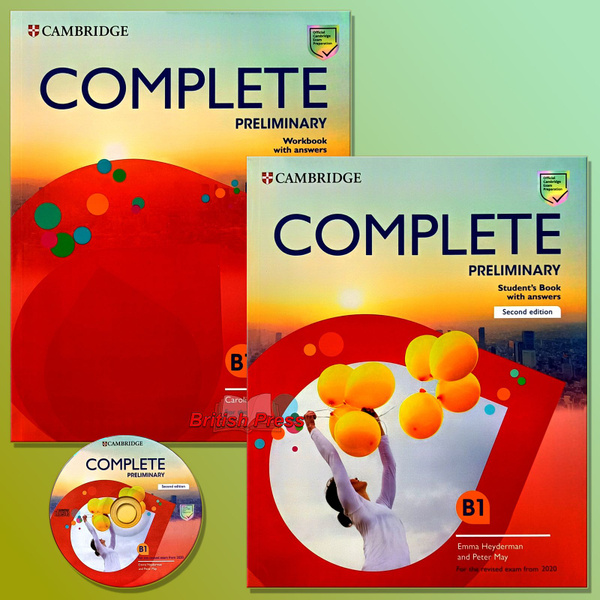 Complete PRELIMINARY B1 Second Edition, Student's book, Workbook + CD ...