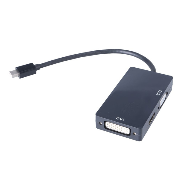 Мини адаптер Mini DP к HDMI/VGA/DVI - купить с доставкой по выгодным ценам в интернет-магазине ...