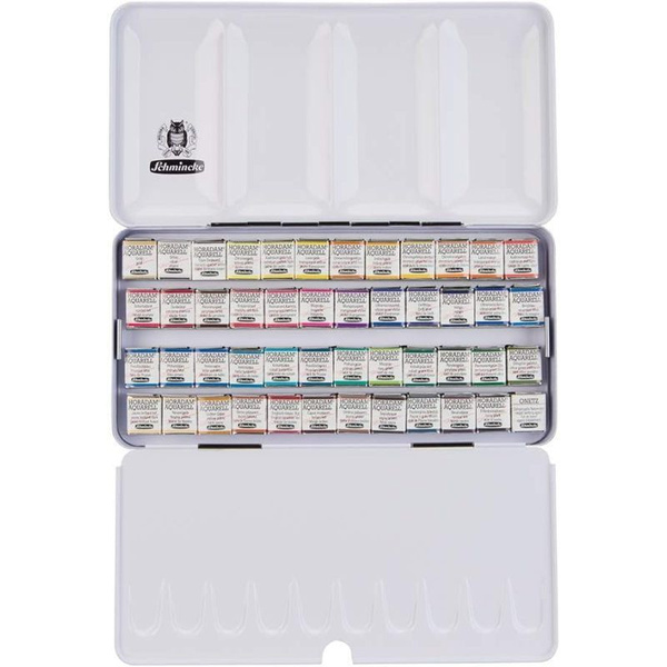 Schmincke Краски акварельные 48 шт./ 200 г. - купить с доставкой по выгодным ценам в интернет ...