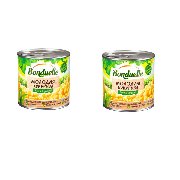 Bonduelle Кукуруза, 170 гр, 2 уп - купить с доставкой по выгодным ценам в интернет-магазине OZON ...