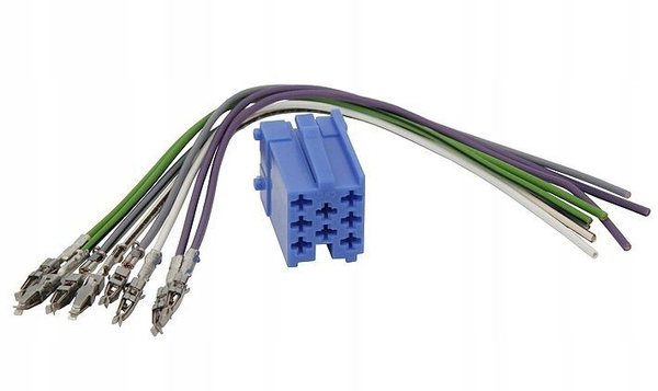 ZRS-ISO-3/N 1 шт ISO mini вилка, провода, PIN 8, набор провода с контактами - купить с доставкой ...