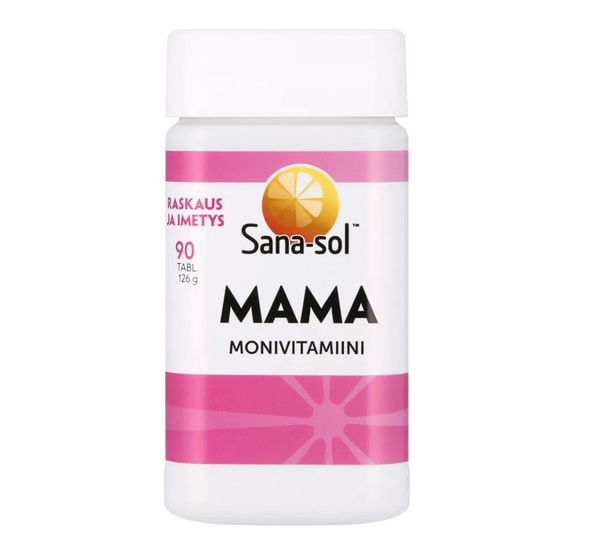 Витамины Санасол, Sanasol Mama, для беременных и кормящих женщин, 90 ...