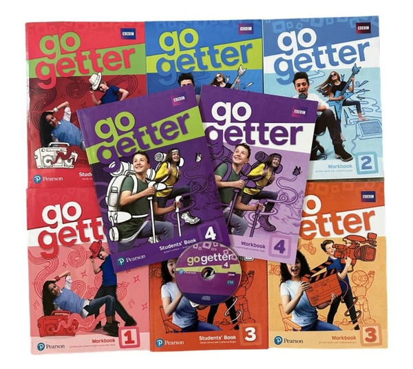 Go Getter 4. ПОЛНЫЙ КОМПЛЕКТ: Учебник + Рабочая Тетрадь + CD/DVD Croxford Jayne - купить с ...