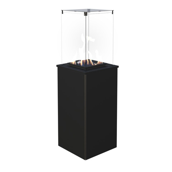 Газовая топка Kratki PATIO/M/G31/37MBAR/S - сталь, черный, 46,7х155 ...