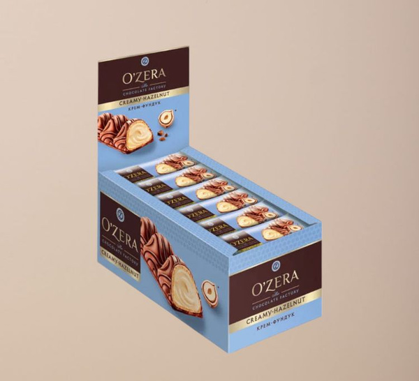 OZera, батончик Creamy-Hazelnut,24 шт по 23 г - купить с доставкой по ...