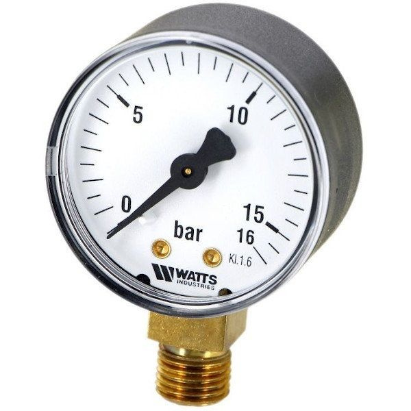 Манометр радиальный Watts F+R200 MRP 50мм 1/4" 0-16 бар - купить с ...