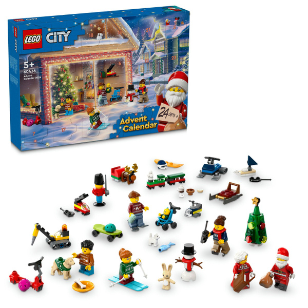 Конструктор LEGO CITY - Адвент-календарь 2024 - Лего Сити 60436 ...