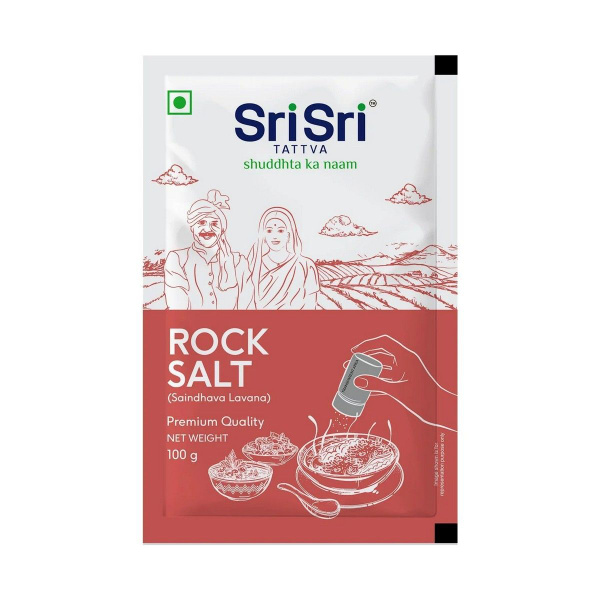 Соль каменная Sri Sri Tattva (Rock Salt Premium Quality), 100 г ...