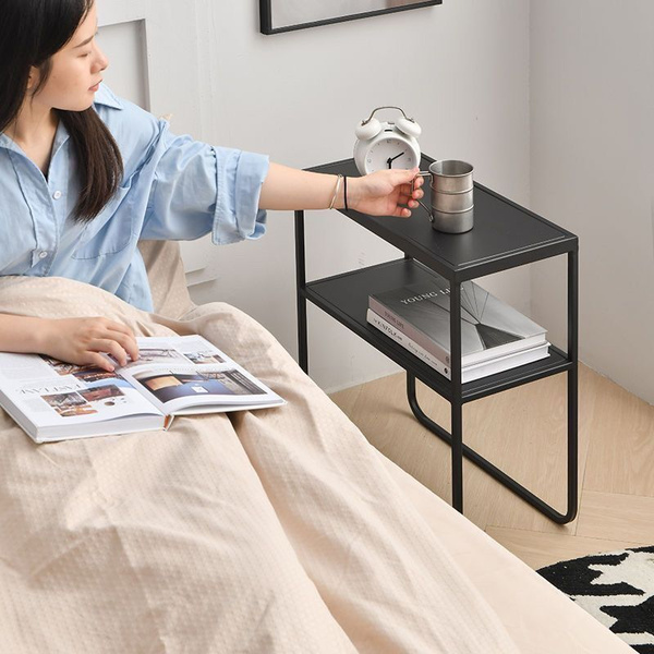 Приставной столик SARIWEN столик журнальный двухслойный 50 x 25.01 x 55 см купить c доставкой на ...