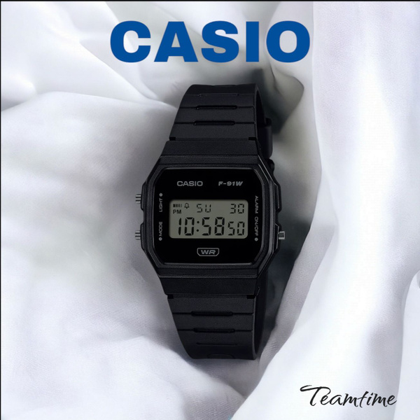 Наручные часы CASIO F-91WB-1A купить на OZON по низкой цене (1718102557)