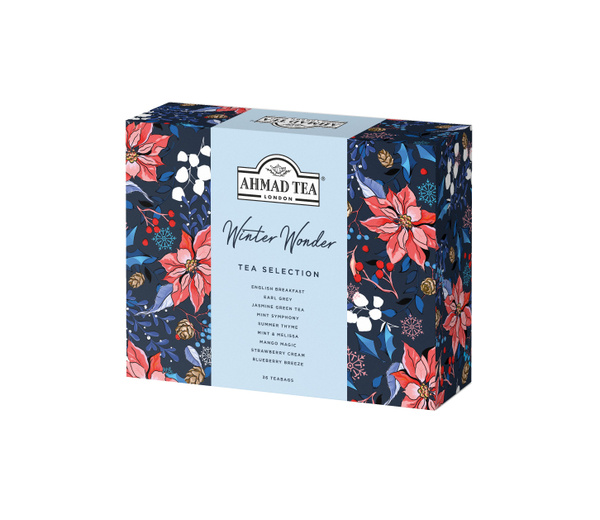 Набор чая в пакетиках Ahmad Tea Winter Wonder / Зимнее Чудо, 9 вкусов ...