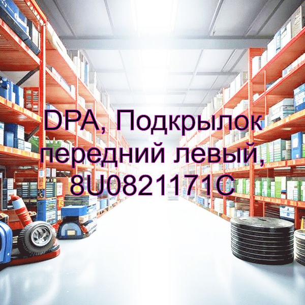 DPA, Подкрылок передний левый, 8U0821171C купить на OZON по низкой цене ...