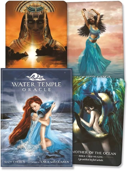 Оракул "Храм Воды" / Water Temple Oracle / Метафорические карты, Blue ...