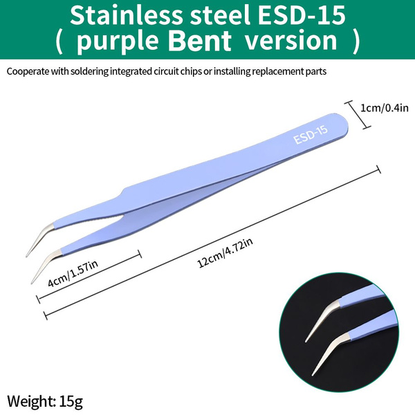 BAOLIAN Пинцет из нержавеющей стали,бровей и ресниц профессиональный ...