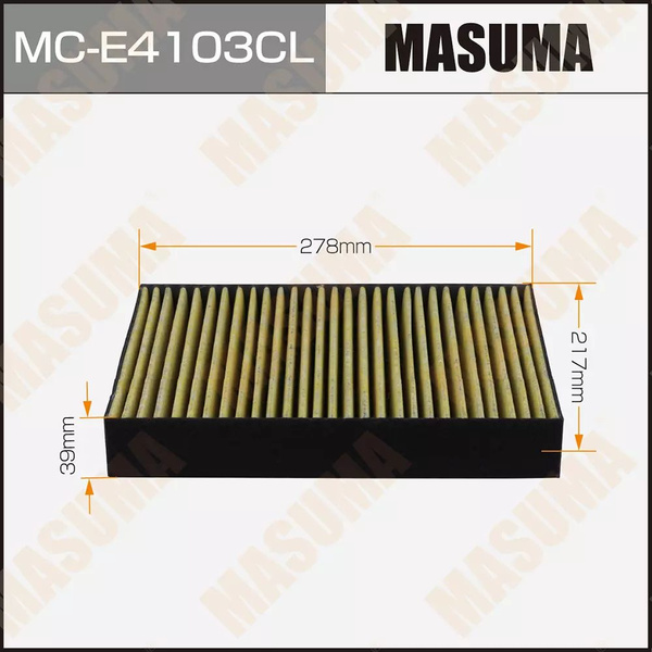 Фильтр салонный Masuma MC-E4103CL/AC0170C Фильтр салона угольный - купить по выгодным ценам в ...