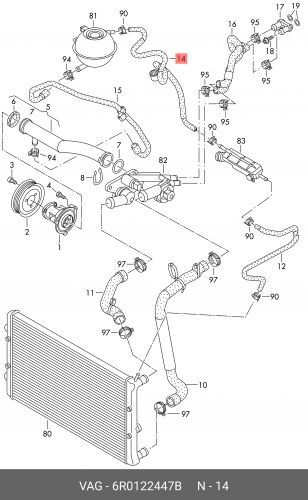Шланг сист.охл. AUDI/VW купить на OZON по низкой цене (1730593512)