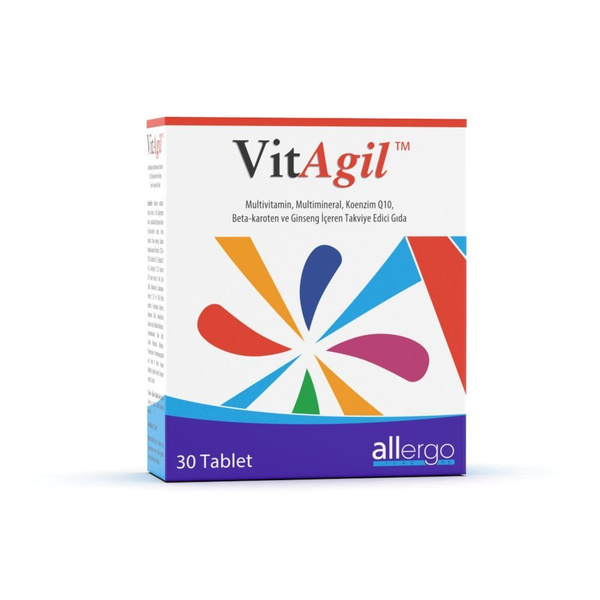 Allergo VitAgil Мультивитамины с минералами, коэнзимом Q10, бета ...