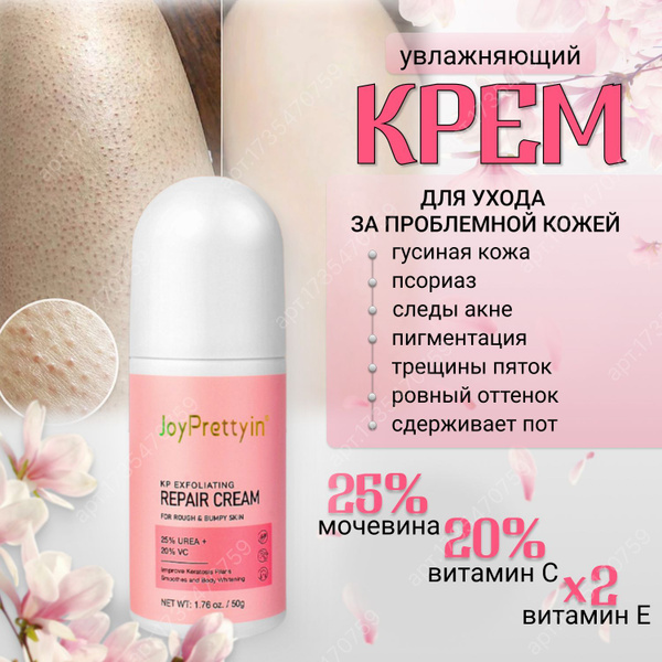 Характеристики Крем с мочевиной для рук, ног и тела от трещин, кератоза ...