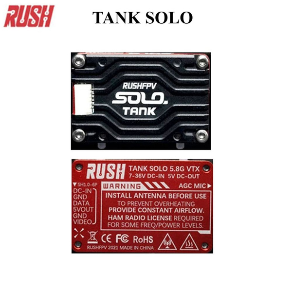 RUSH TANK SOLO 5.8G VTX видео передатчик CNC Shell 48CH 1.6W Встроенный ...
