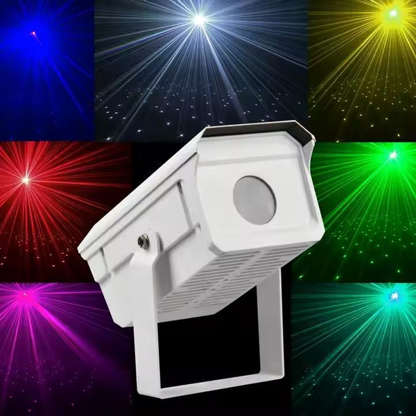 Уличный лазерный проектор звёздного неба GLR06RGB белый, для ...