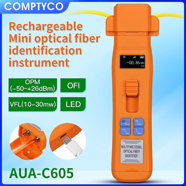 COMPTYCO AUA-C605 Мини Заряжаемый Идентификатор оптического волокна ...