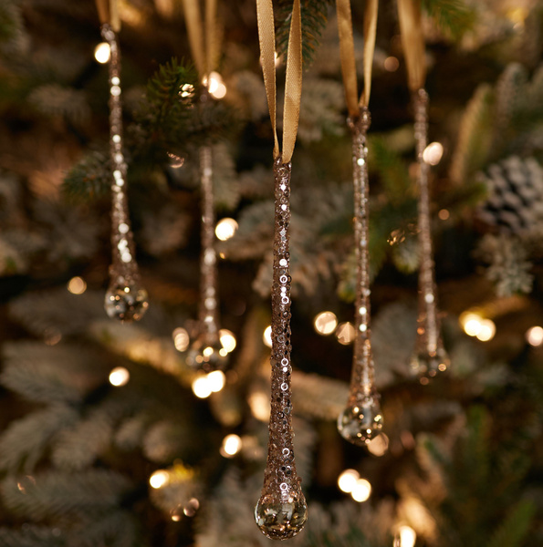 Стеклянные сосульки на елку купить c доставкой на OZON по низкой цене ...