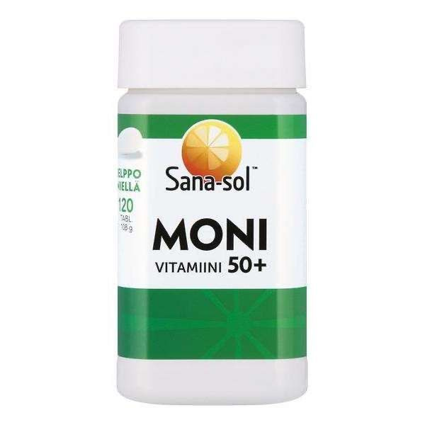 Витамины Санасол, Sanasol Moni 50+ мультивитаминный комплекс, 120 ...