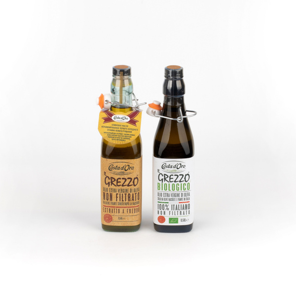Масло оливковое нефильтрованное Extra Virgin Il Grezzo, BIO, Costa dOro ...