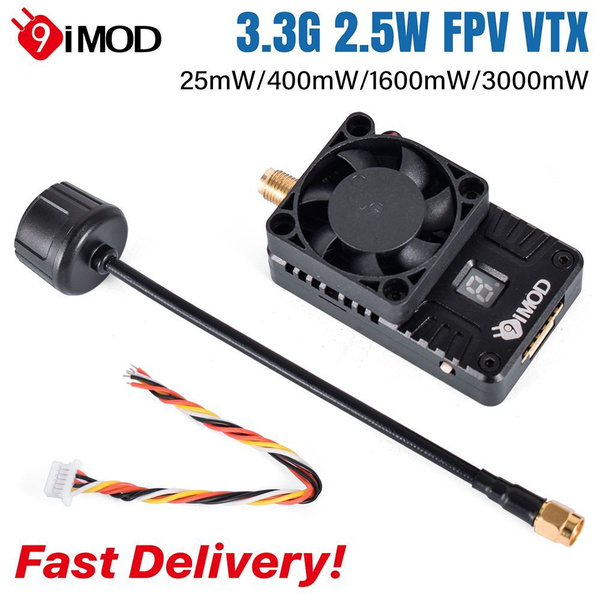 9IMOD 3,3G 2,5 Вт VTX видеопередатчик 7-36 В встроенный микрофон для ...