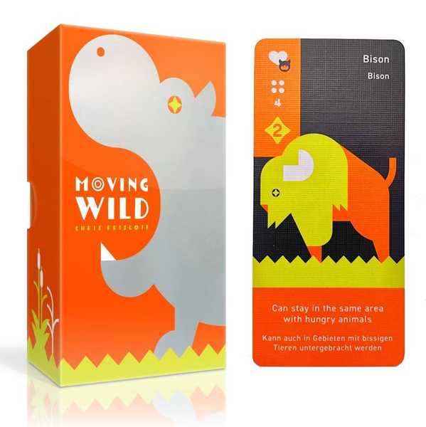 Настольная игра Moving Wild с промокартой Bison - оригинал Oink Games ...