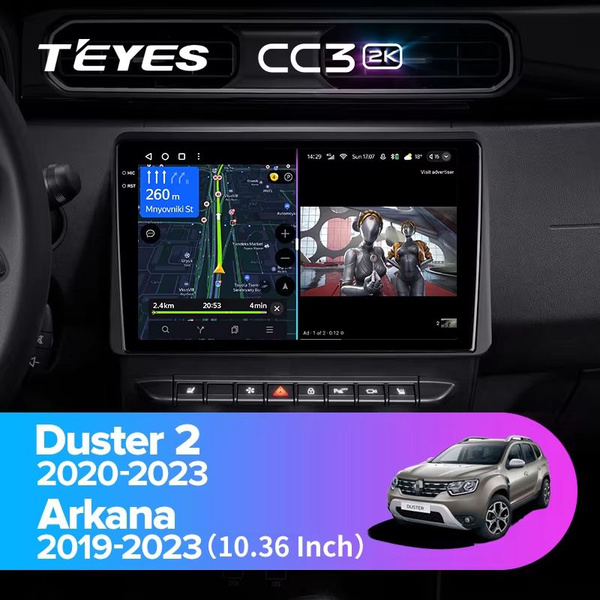 Штатная магнитола Teyes CC3 2K 360 6/128 Renault Arkana (2019-2023) F2 ...