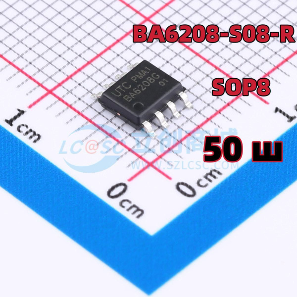 50 BA6208G-S08-R SOP-8 BA6208G щеточный двигатель постоянного тока драйвер чип UTC абсолютно ...