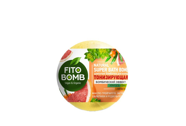 Шипучая бомбочка для ванны Тонизирующая FITO КОСМЕТИК Tonic series Fito Bomb купить на OZON по ...