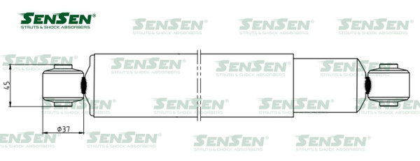 Амортизатор SENSEN 12140153 купить c доставкой на OZON по низкой цене ...