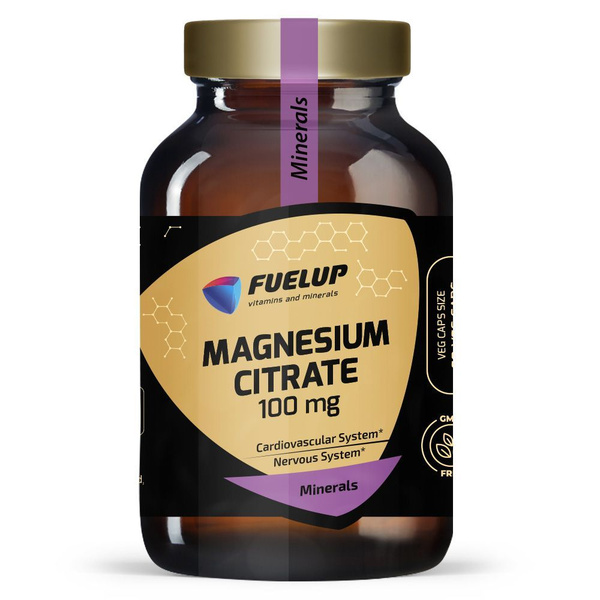 Цитрат магния, FuelUP Magnesium Citrate, 100 мг, 60 капсул купить на ...