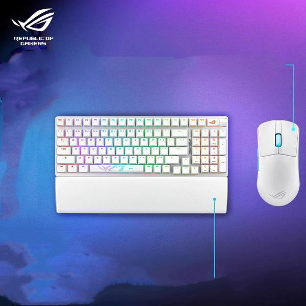 ASUS ROG STRIX SCOPE II WIRELESS+ASUS Dragon scales ACE, трёхмодная ...