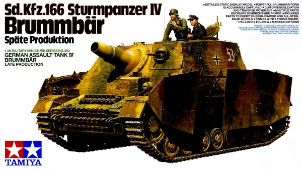 Tamiya 35353 1/35 Немецкий штурмовой танк IV Brummbar позднего ...