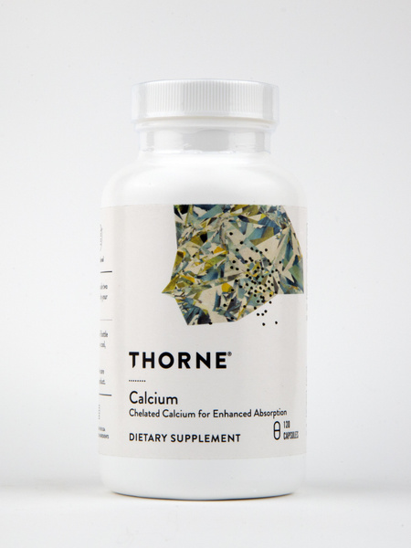 Кальций, Calcium (Dicalcium Malate), Thorne Research, 120 капсул купить ...