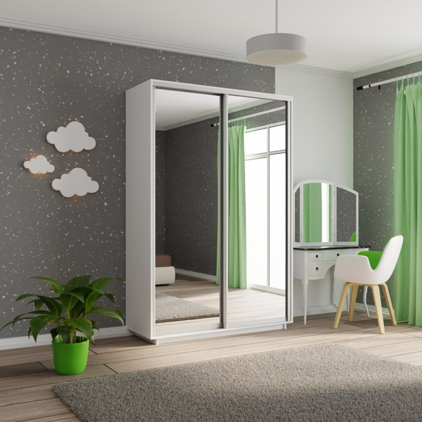 Шкаф-купе Шкаф-купе_Белый снег, 150.02x60x220 см купить c доставкой на ...